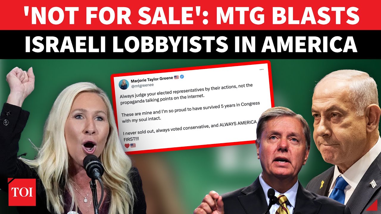 'MTG NOT FOR SALE': Marjorie Taylor Drops Israel Funding Bombshell ...