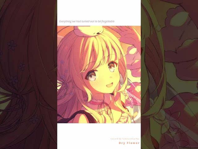Dry Flower / Yuuri - covered by Yukinoshita Peo #shorts #vtuber | Peo ...