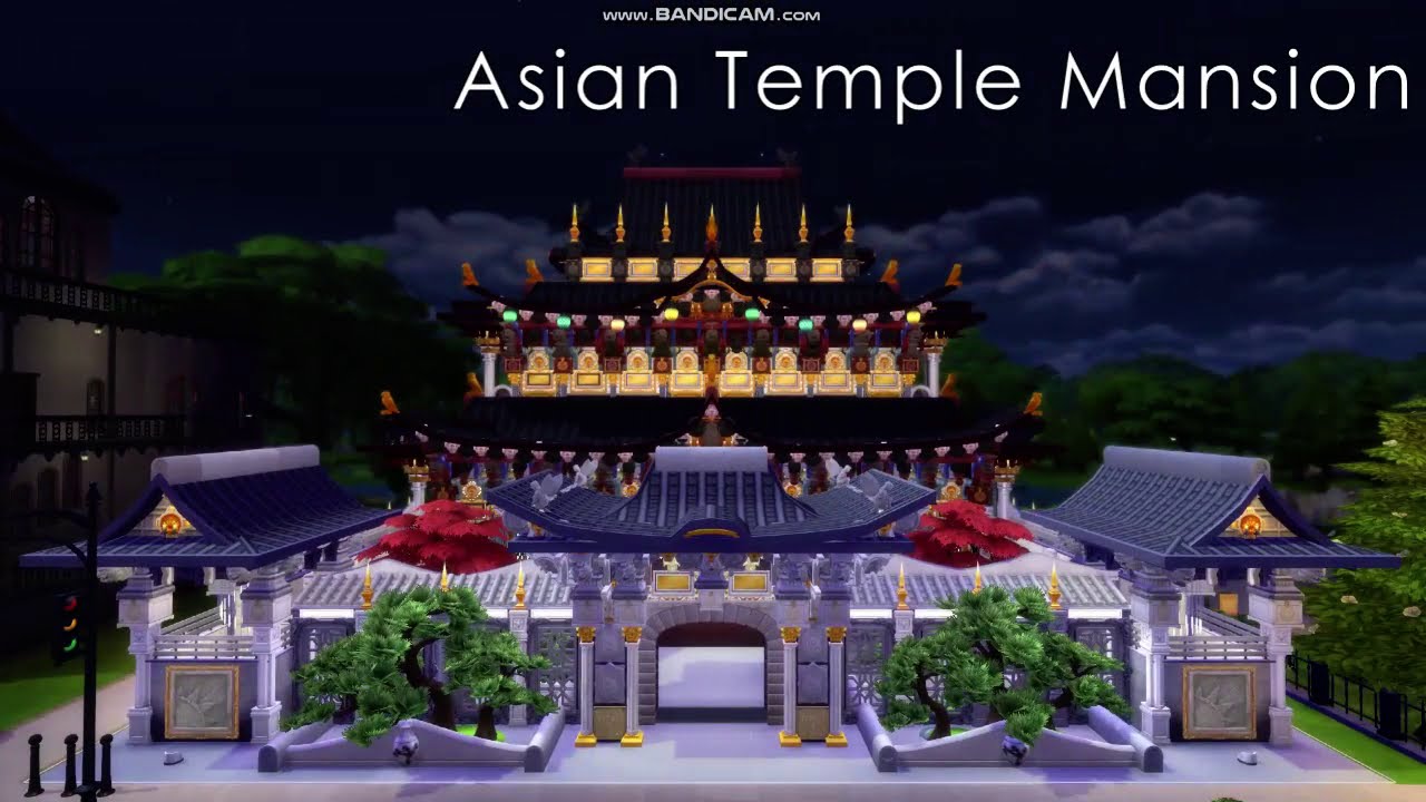 [The Sims 4 Build] Asian Temple Mansion / Korean Japanese Chinese ...