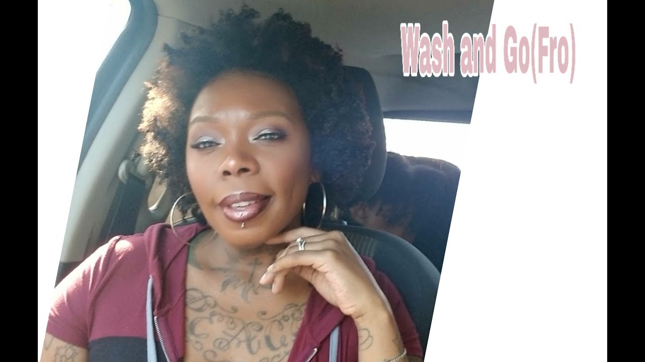 How To: Wash and Go(Fro) Method 1(Shingling) - YouTube
