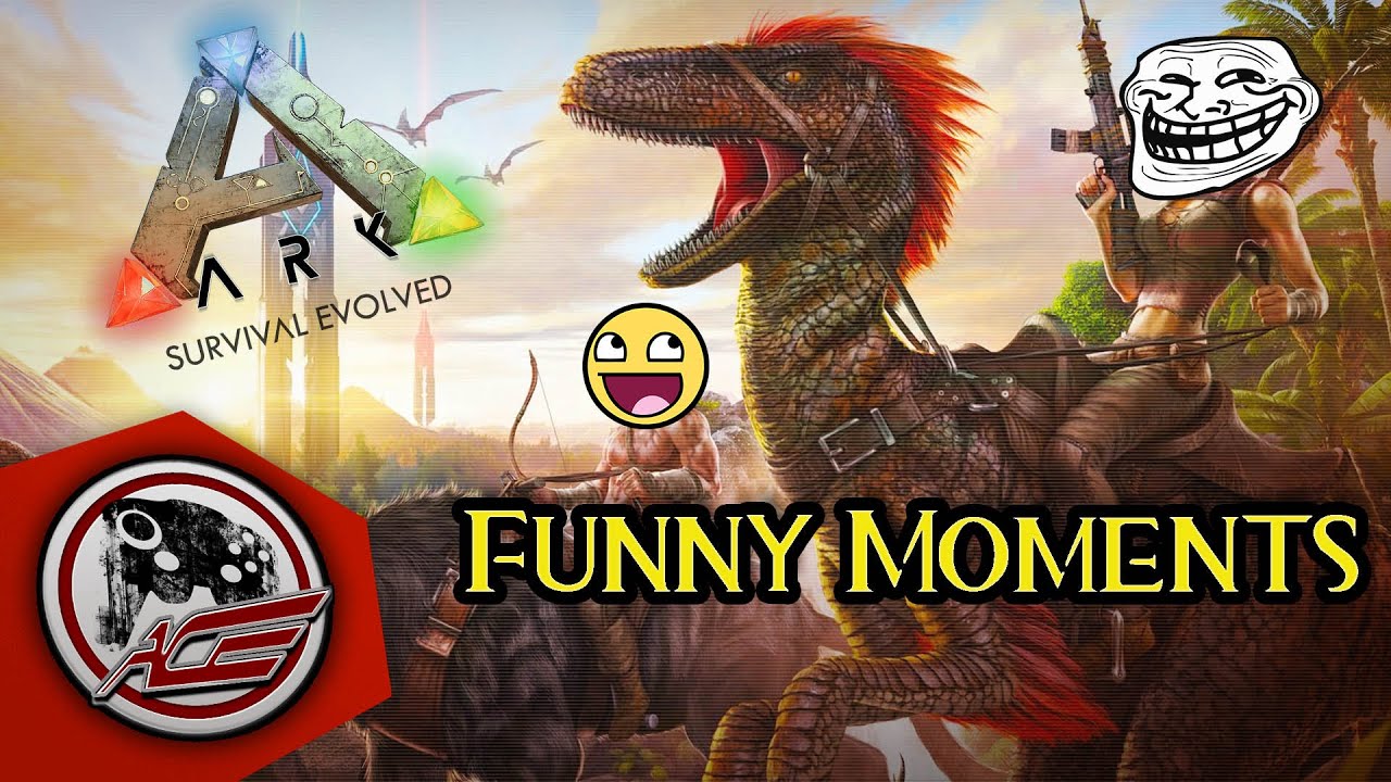 Ark Survival Evolved Funny Moments - The Struggle!! - YouTube