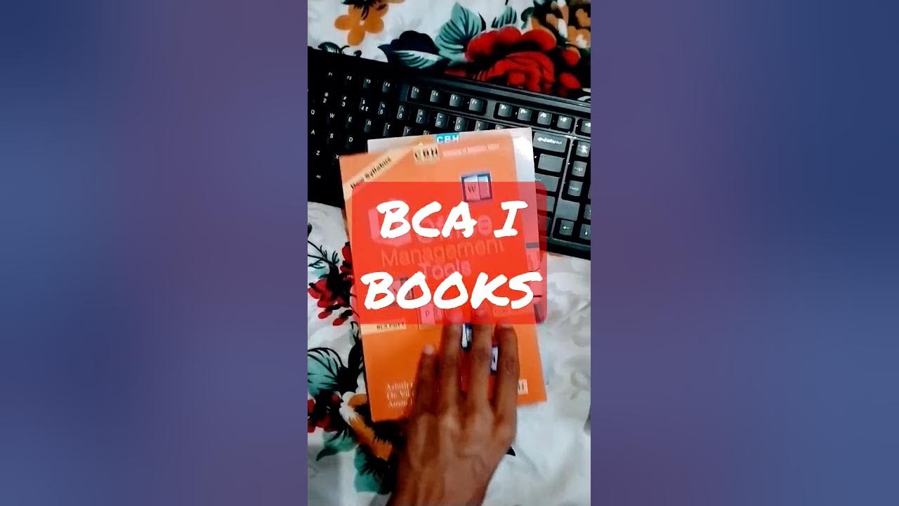 MY BCA 1ST YEAR BOOKS - YouTube