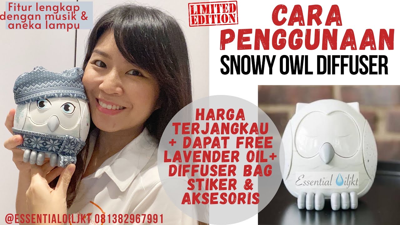 CARA PENGGUNAAN SNOWY OWL DIFFUSER YOUNG LIVING (FITUR LENGKAP DENGAN ...