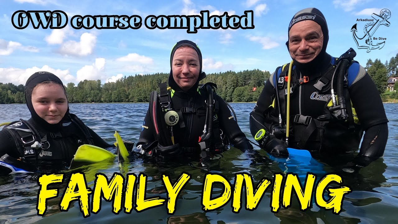 Family diving training @Arkadiusz Be Dive - YouTube