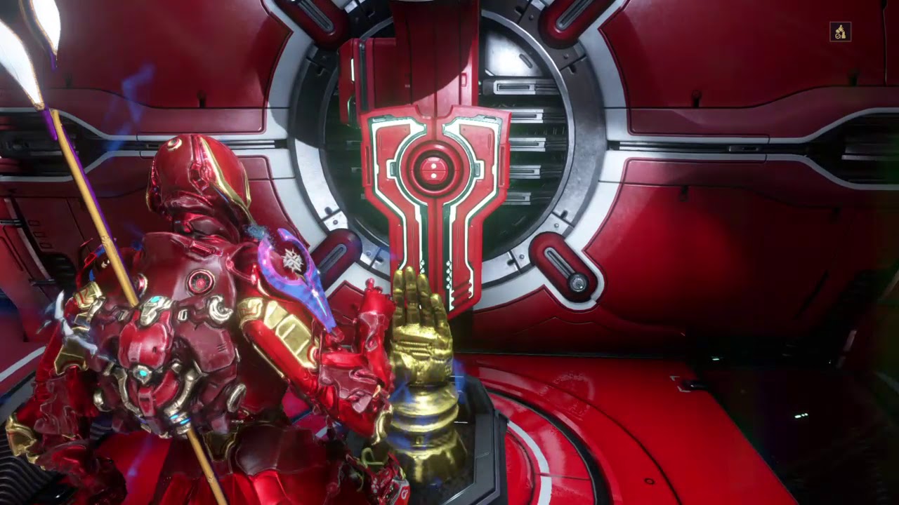 Warframe use code PARVOS for a secret decoration - YouTube