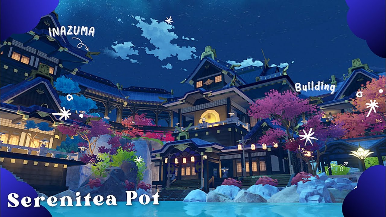 Inazuma Build // Serenitea Pot (Showcase & Tutorial) #genshinimpact # ...