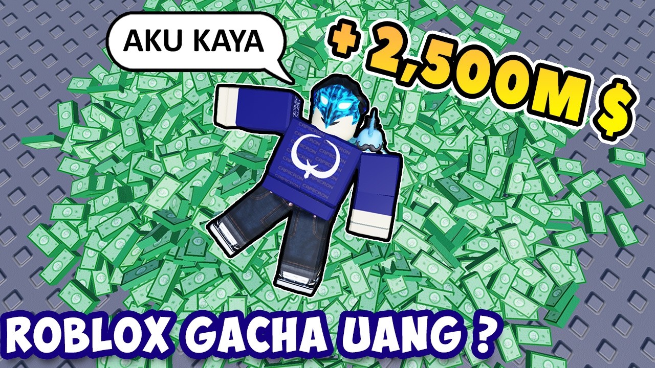AKU GACHA UANG DI ROBLOX ? | Roblox Money Roll Simulator Indonesia ...