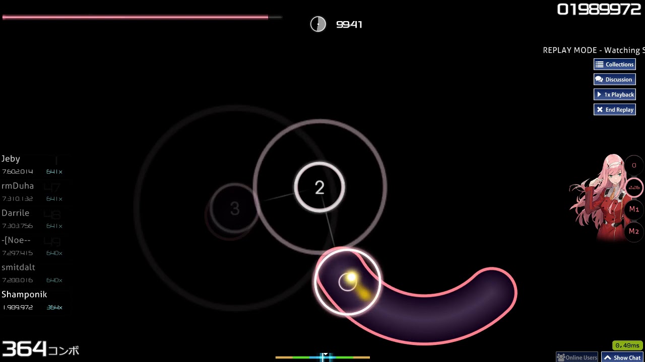 Osu! easy map second try - YouTube