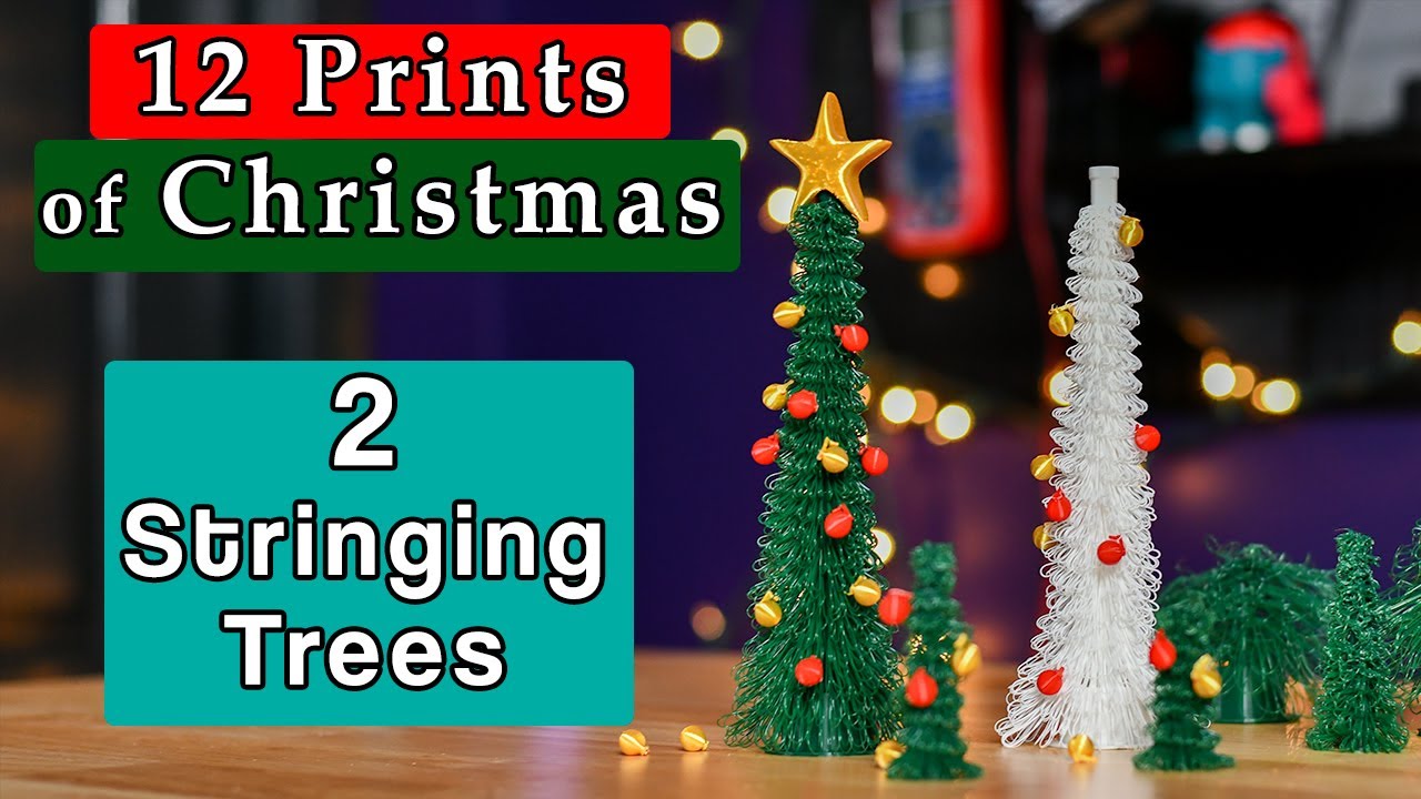Stringing Christmas Tree | 12 Prints of Christmas - YouTube