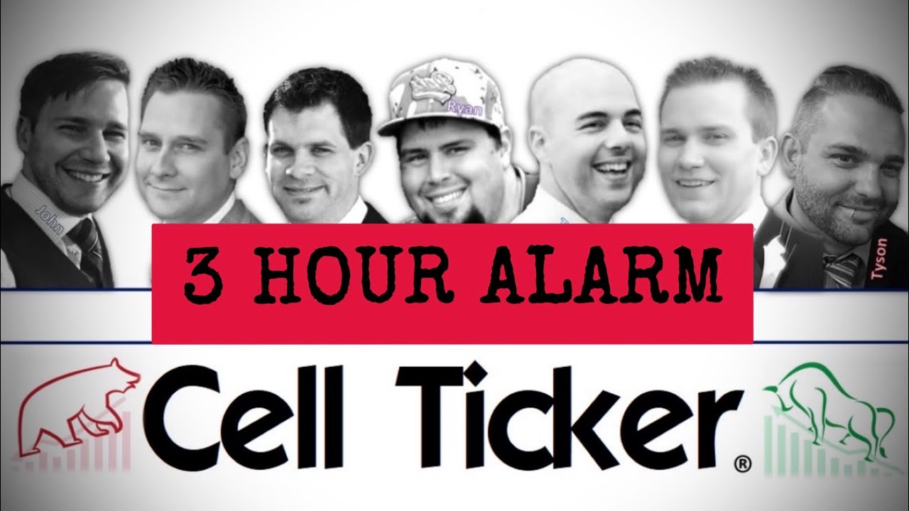 Cell Ticker - 3 HOUR ALARM - YouTube