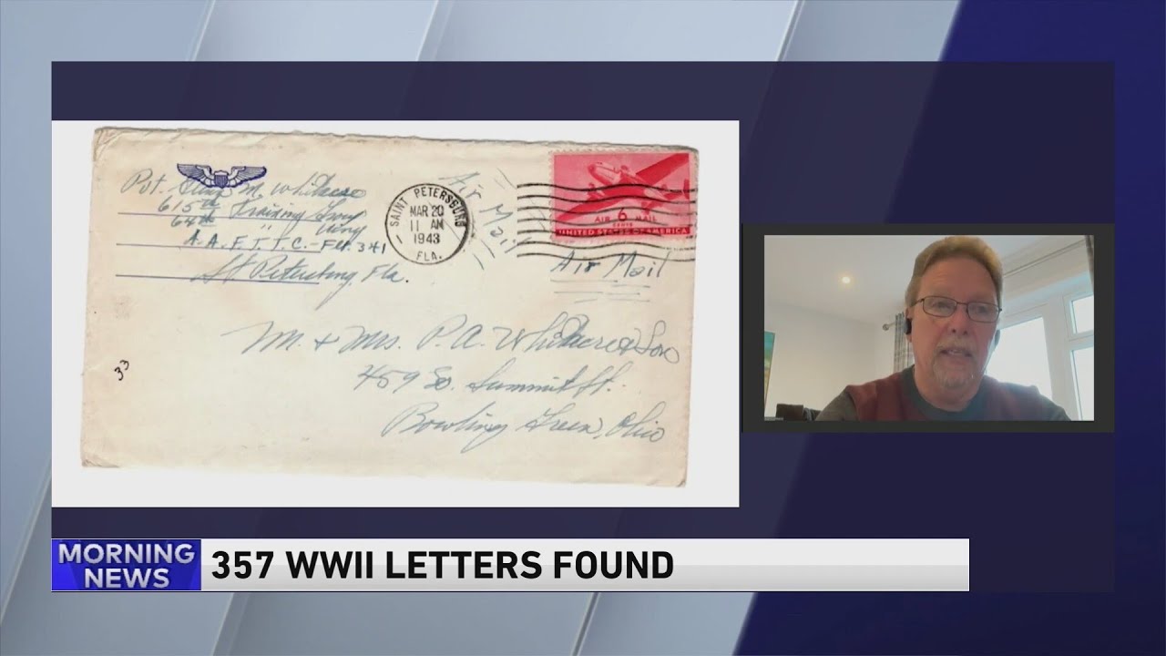 357 WWII letters found - YouTube