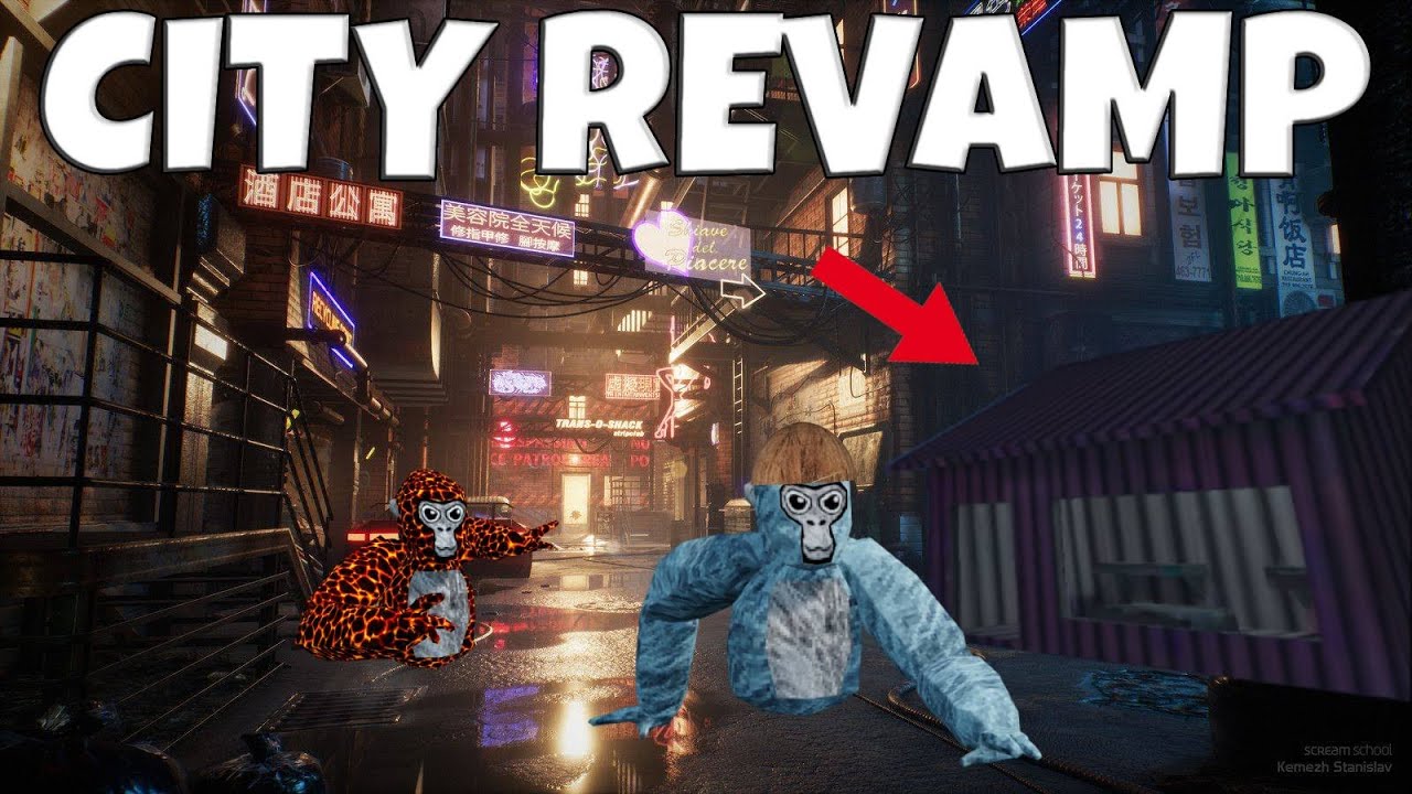 Gorilla Tag City Will Get a REVAMP - YouTube