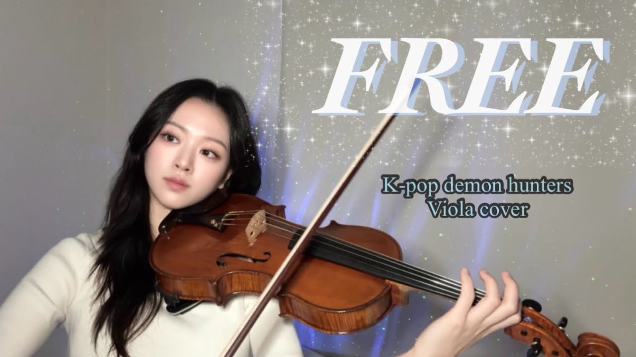 Free – K-Pop Demon Hunters OST | Lumi & Jinu (Viola cover) - YouTube
