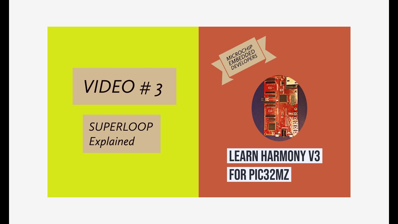 Learn Harmony v3 for PIC32MZ -- Video #3. The SUPERLOOP Explained - YouTube