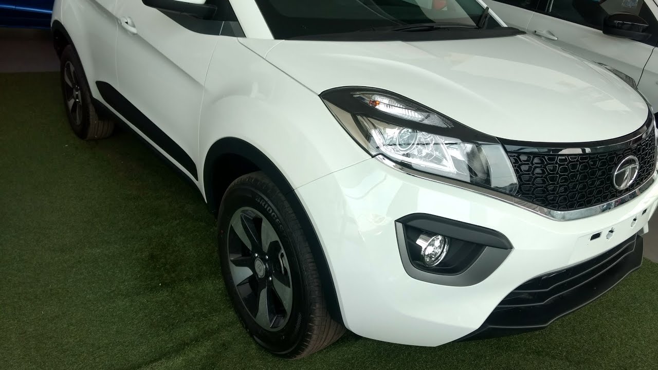 Tata Nexon XZ Plus Calgary White | Interior and Exterior Walkaround ...