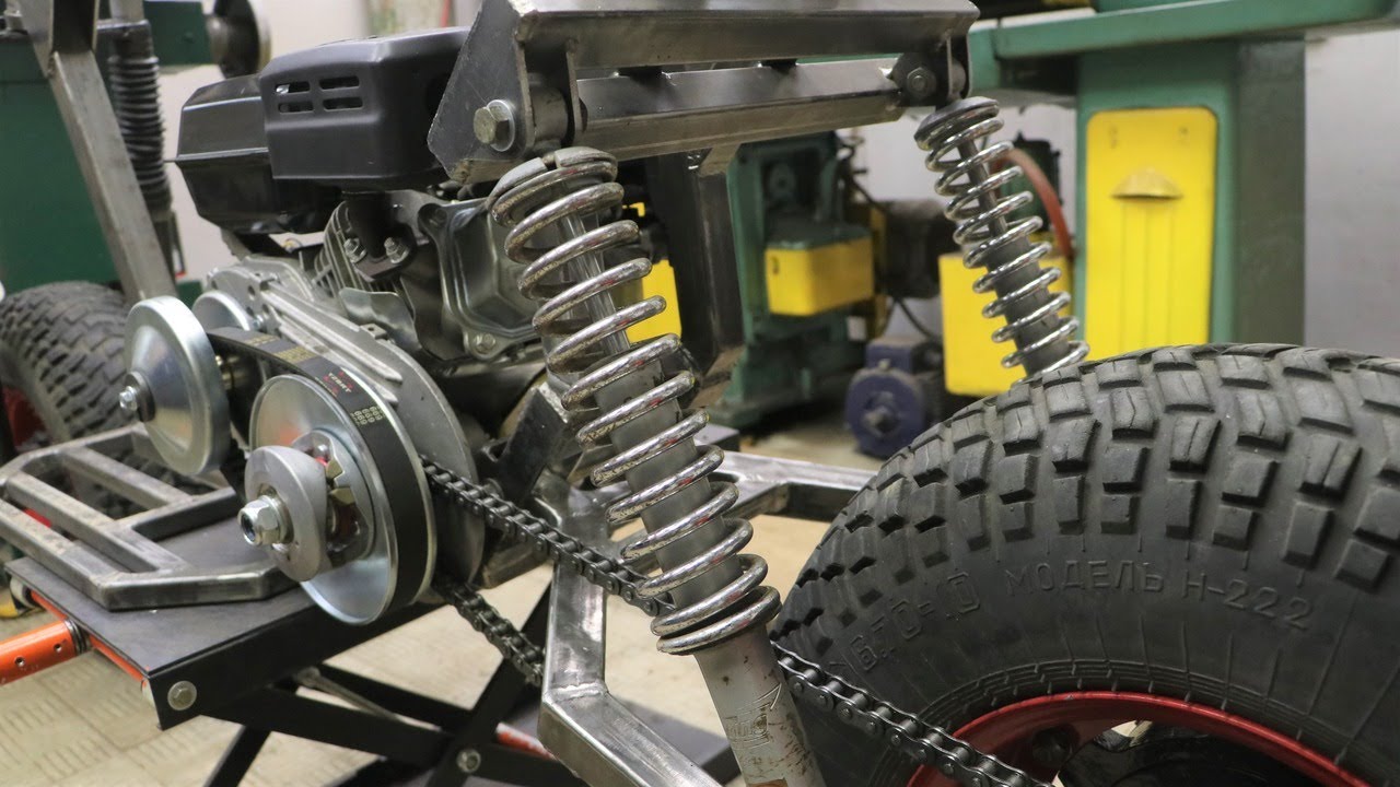 Making a homemade motorcycle 200 cc.#2 - YouTube