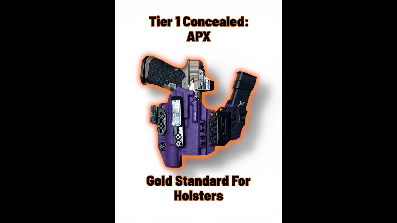 Tier 1 Concealed: APX | The Gold Standard For Holsters - YouTube
