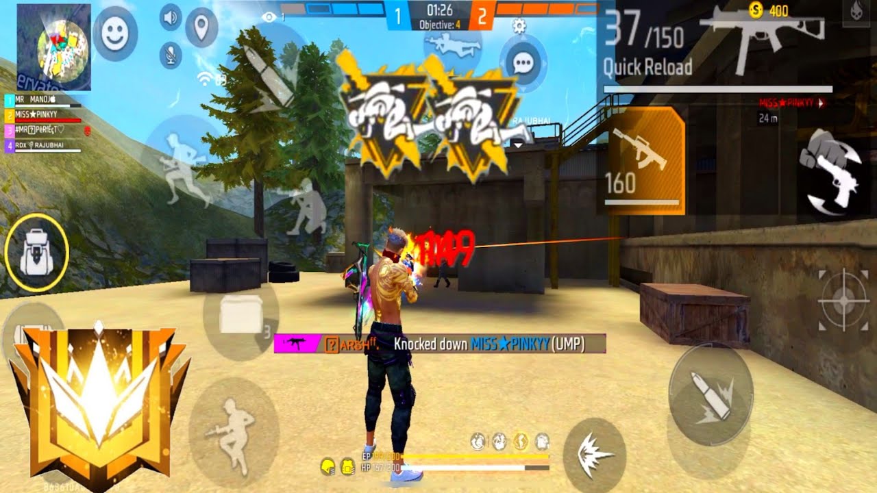 free fire - CS Ranked Gameplay | free fire clash squad | Must Watch ...