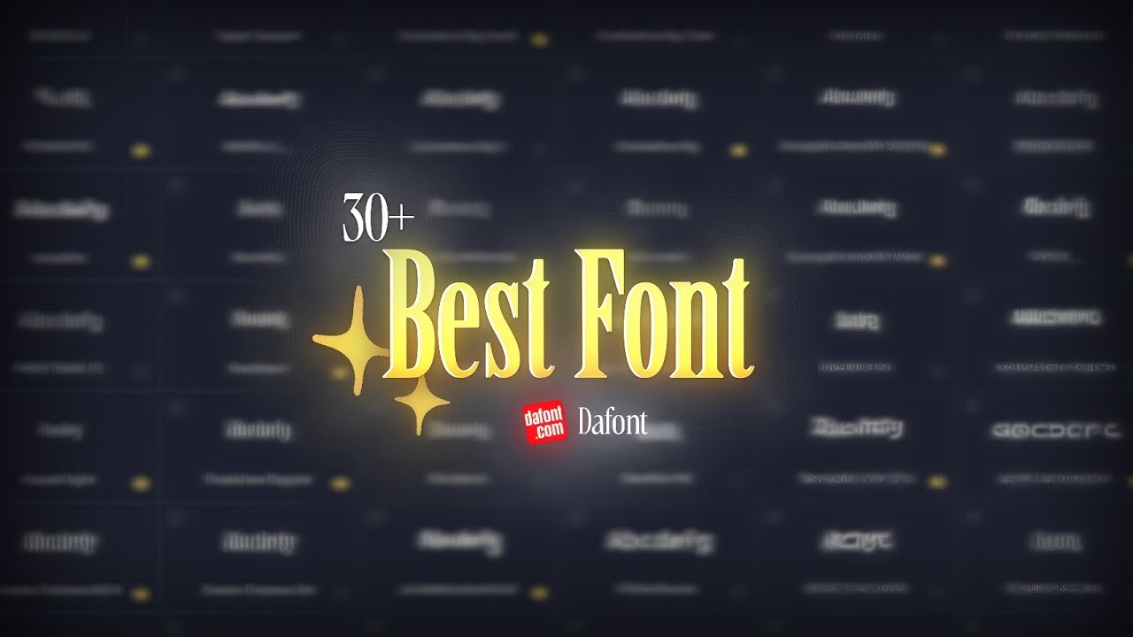 30+ BEST FONT POPULER UNTUK EDITING || FONT PACK TERBARU 2025 🙀🔥 - YouTube