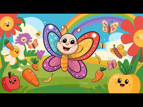 Der Tanzende Schmetterling 🦋 Dans Eden Kelebek 🎵 Almanca Çocuk Şarkısı 🎶