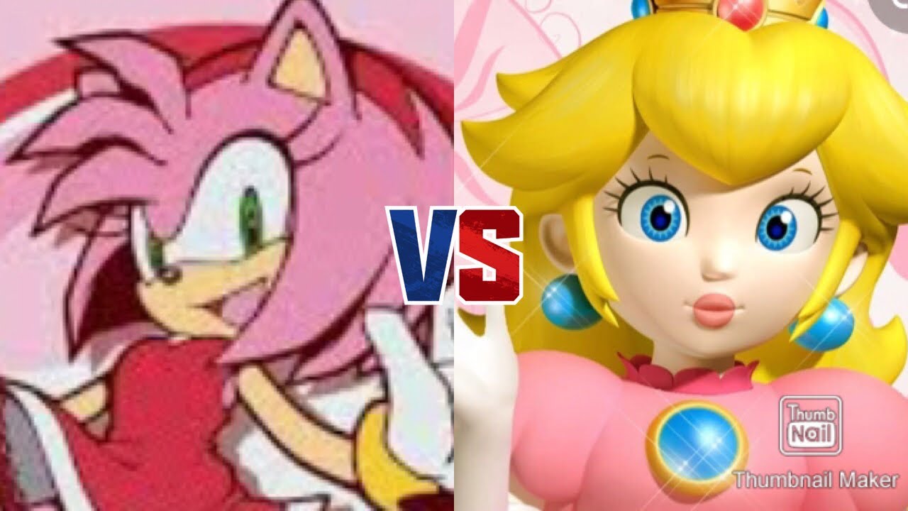 Amy rose vs Princess peach - YouTube