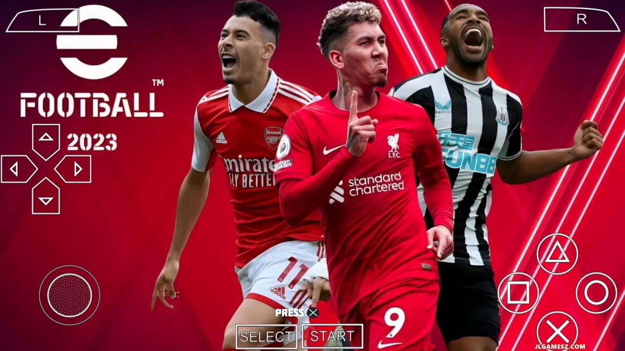 EFOOTBALL PES 2023 PPSSPP PREMIER LEAGUE BEAUTIFUL UPDATE WITH CAMERA ...