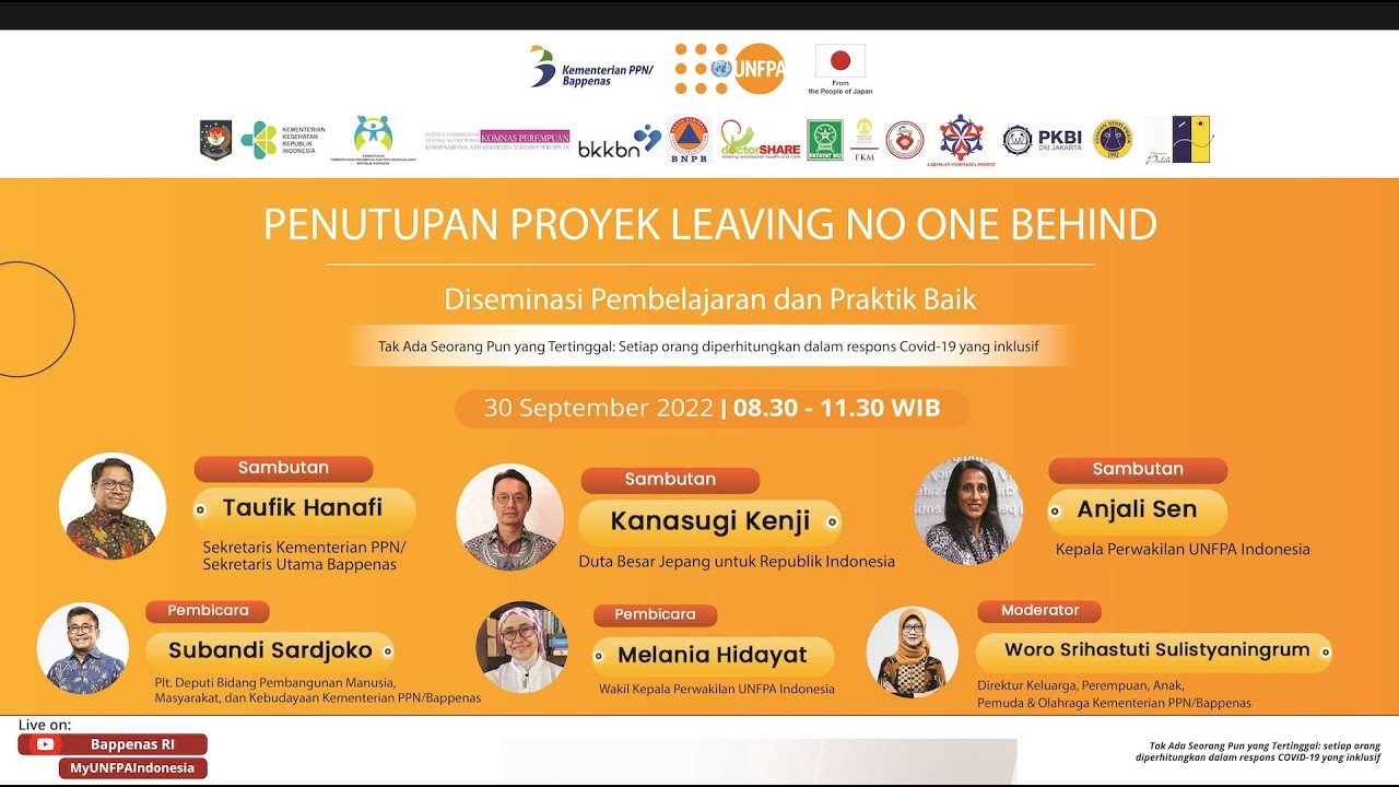 Penutupan Proyek Leaving No One Behind: Diseminasi Pembelajaran dan Praktik Baik - YouTube