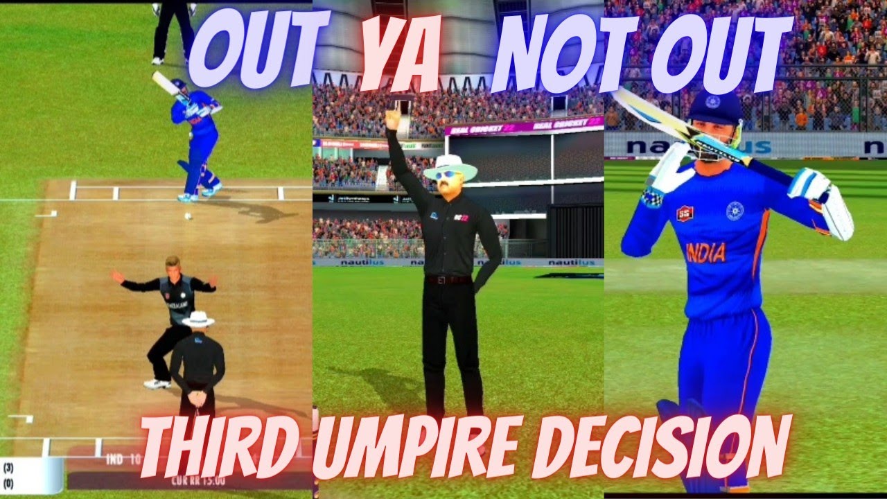 Third Umpire Decision (Out ya Not out) |Real Cricket 22 #cricket # ...