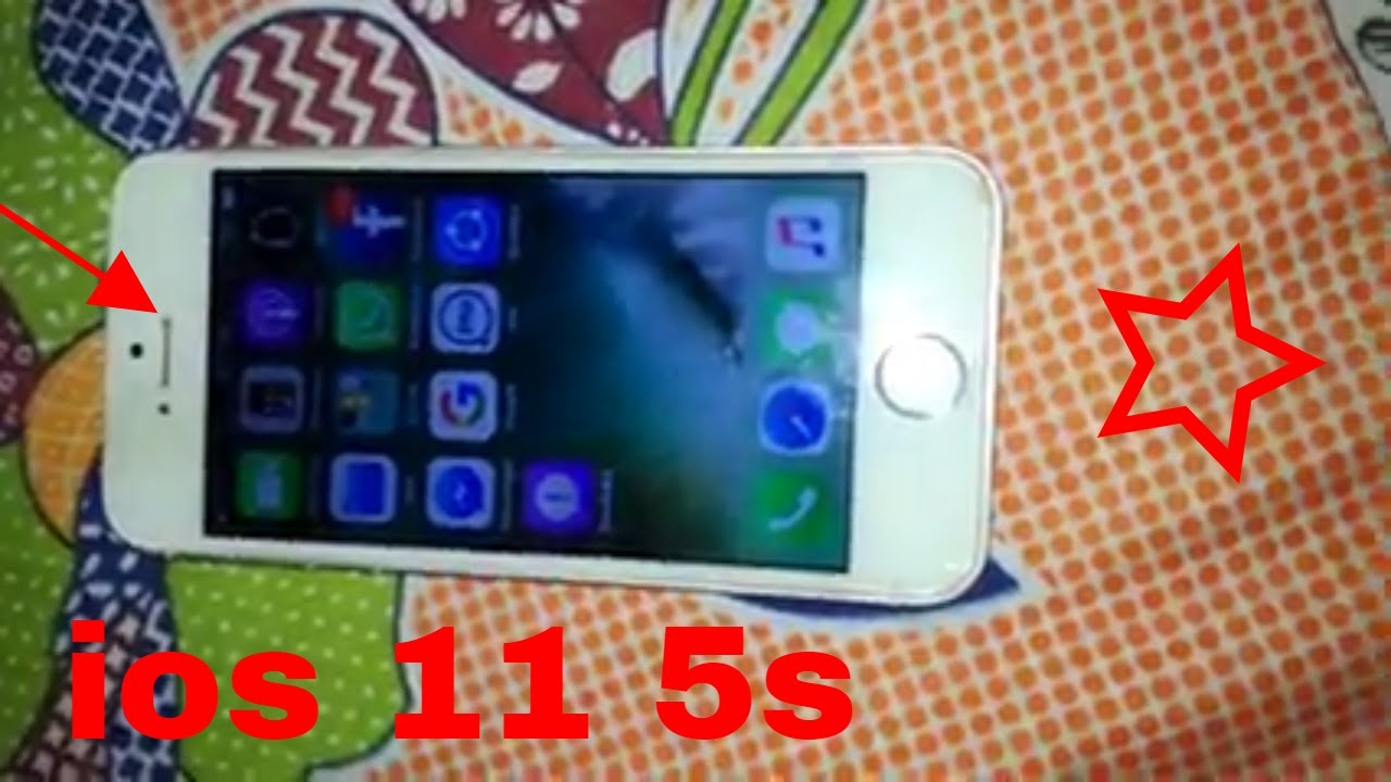 Apple Iphone 5S in 2018 IOS 11 working well Review Good Condition - YouTube