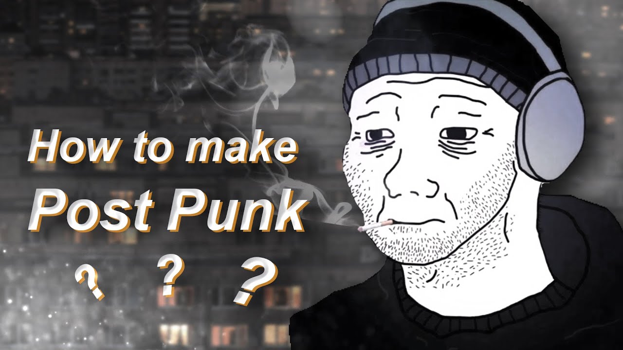 How to make Post Punk / indie rock / doomer / coldwave / darkwave type beat in 1 minute [ 11 ...