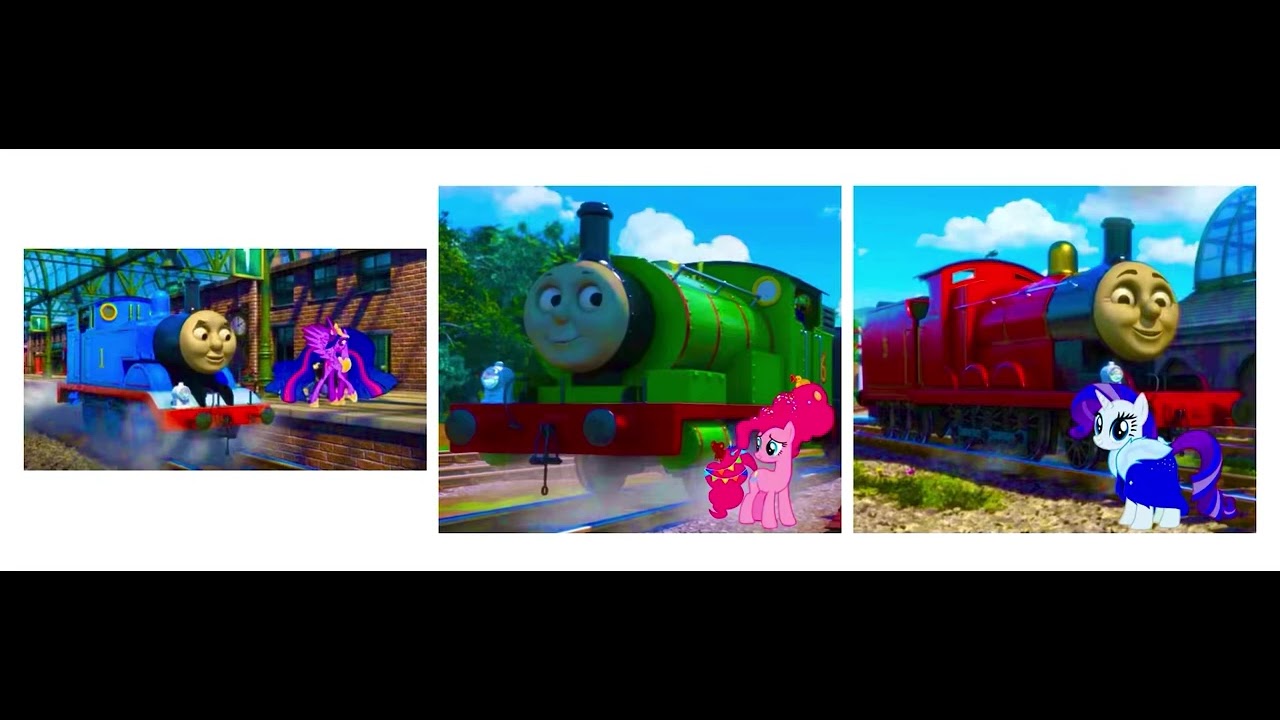 The Sodor Trio with their Pony Girl Friends (8) - YouTube