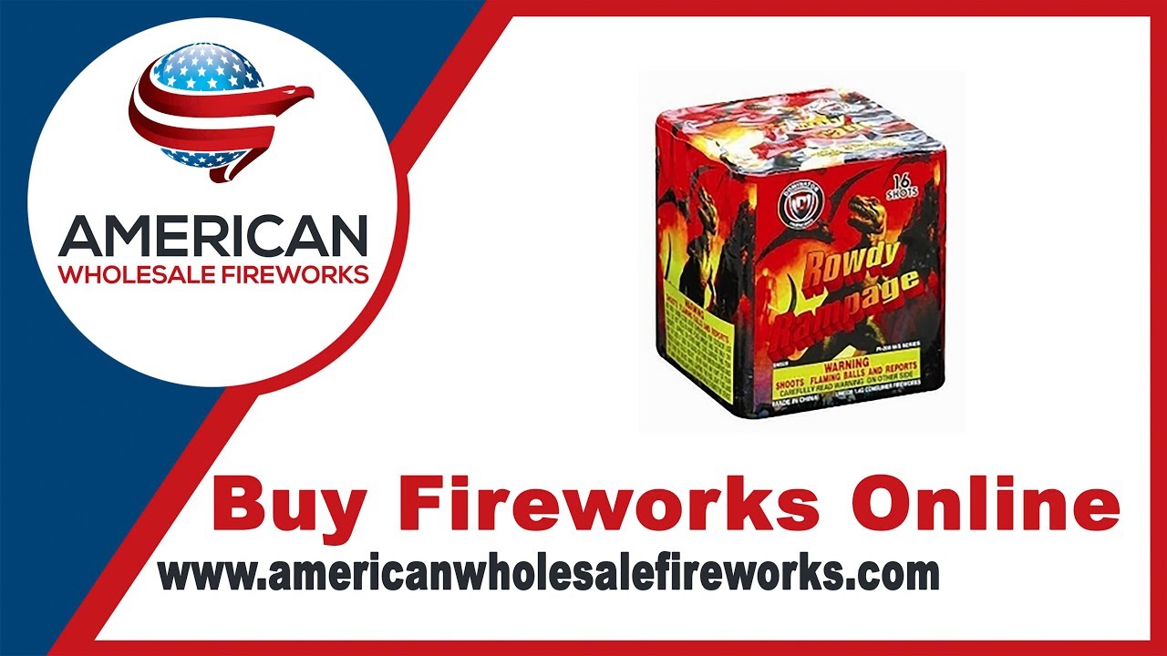 Rowdy Rampage - Dominator ... Available at American Wholesale Fireworks ...