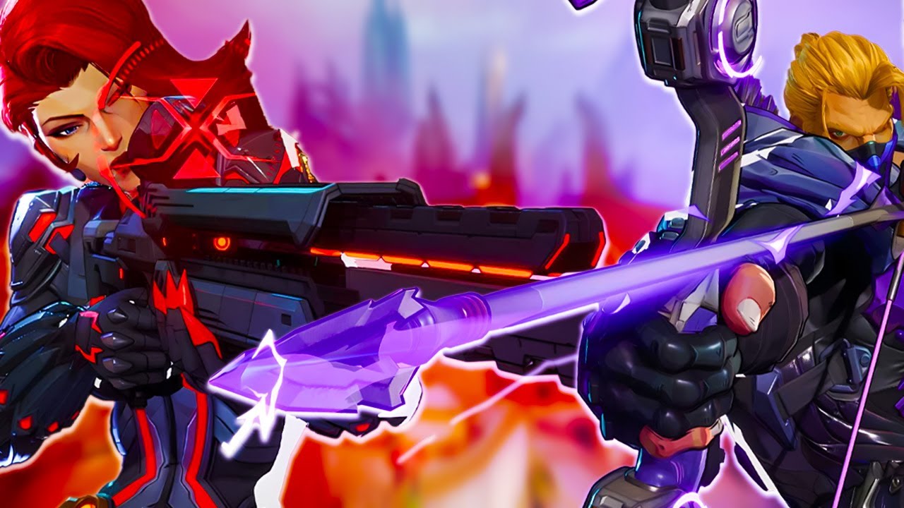 I played the Marvel Rivals versions of Hanzo and Widowmaker - YouTube