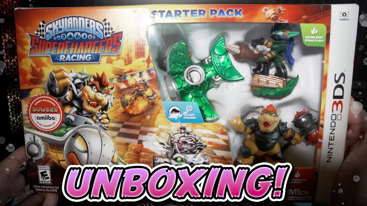 Skylanders Superchargers Racing 3DS Starter Pack Unboxing! | Mikeinoid ...