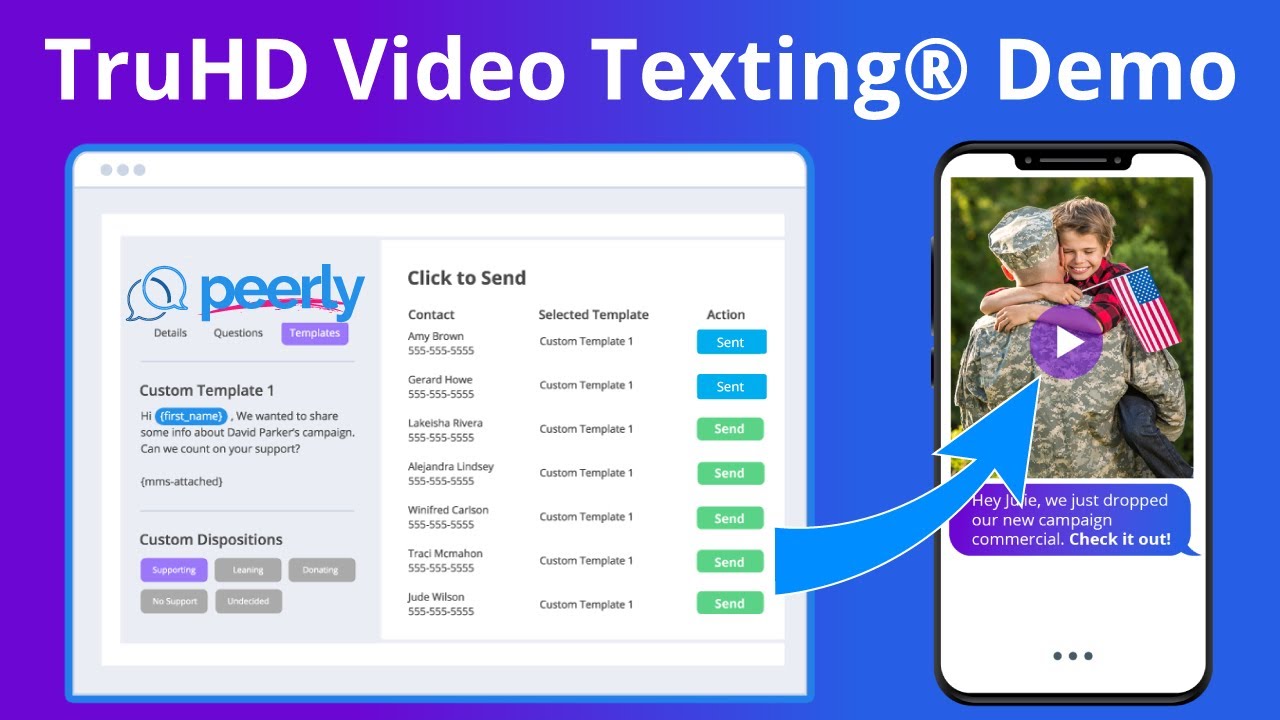 Peer-to-Peer Texting with HD Video - Peerly! - YouTube