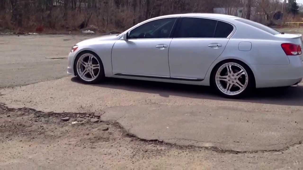 VIP Styled GS 300 AWD staggered 20 vellano wheels - YouTube