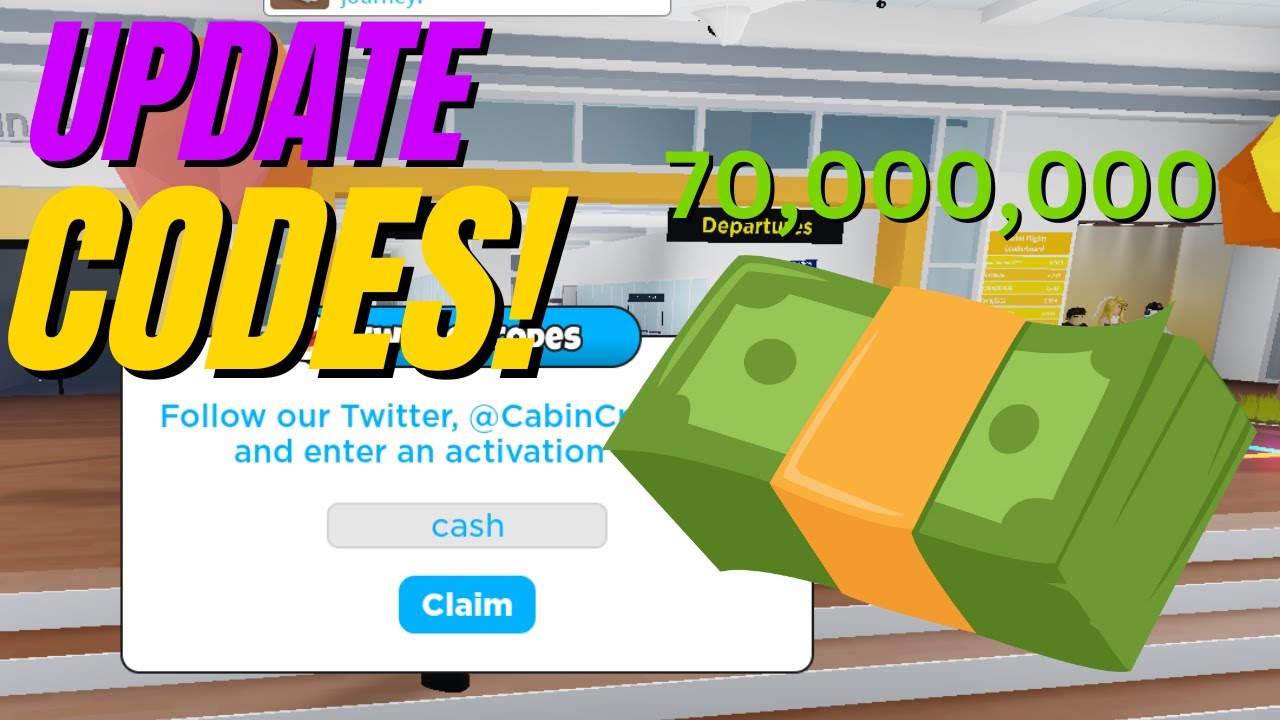 *NEW* UPDATE! FREE CASH* CODES ️Cabin Crew Simulator ROBLOX - YouTube