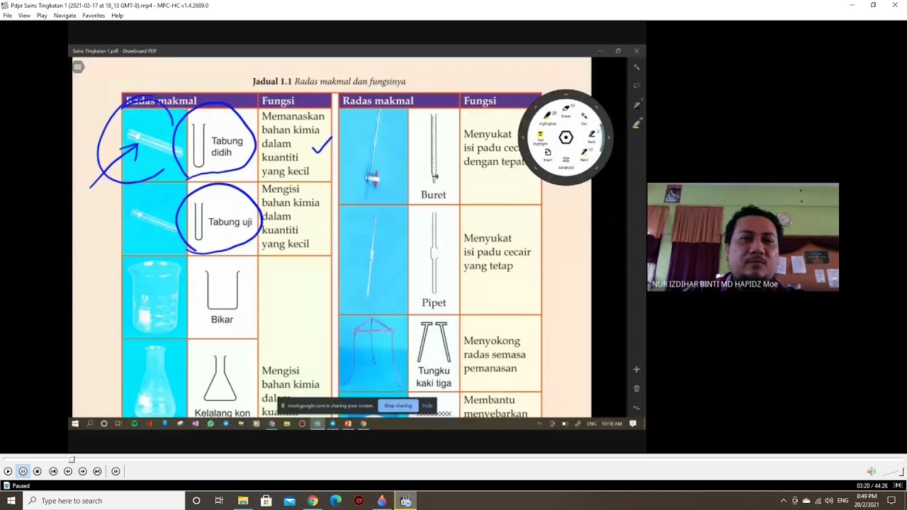 Pdpr Sains Tingkatan 1 Radas dan Peralatan di Makmal Langkah ...