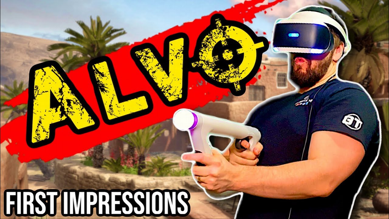 ALVO VR Gameplay on Playstation VR PSVR PS5 - Aim Controller - YouTube