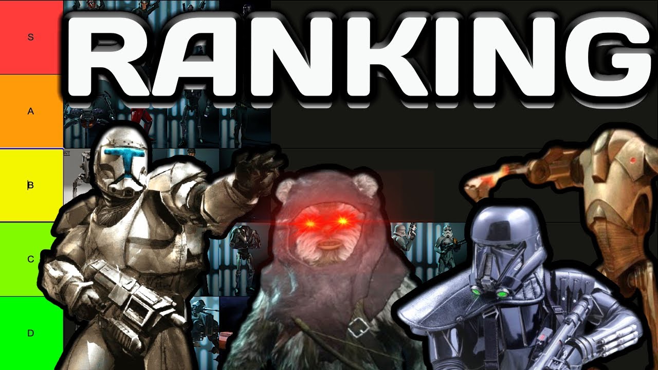 Ranking Every Reinforcement in Battlefront 2 (Tier List) - YouTube
