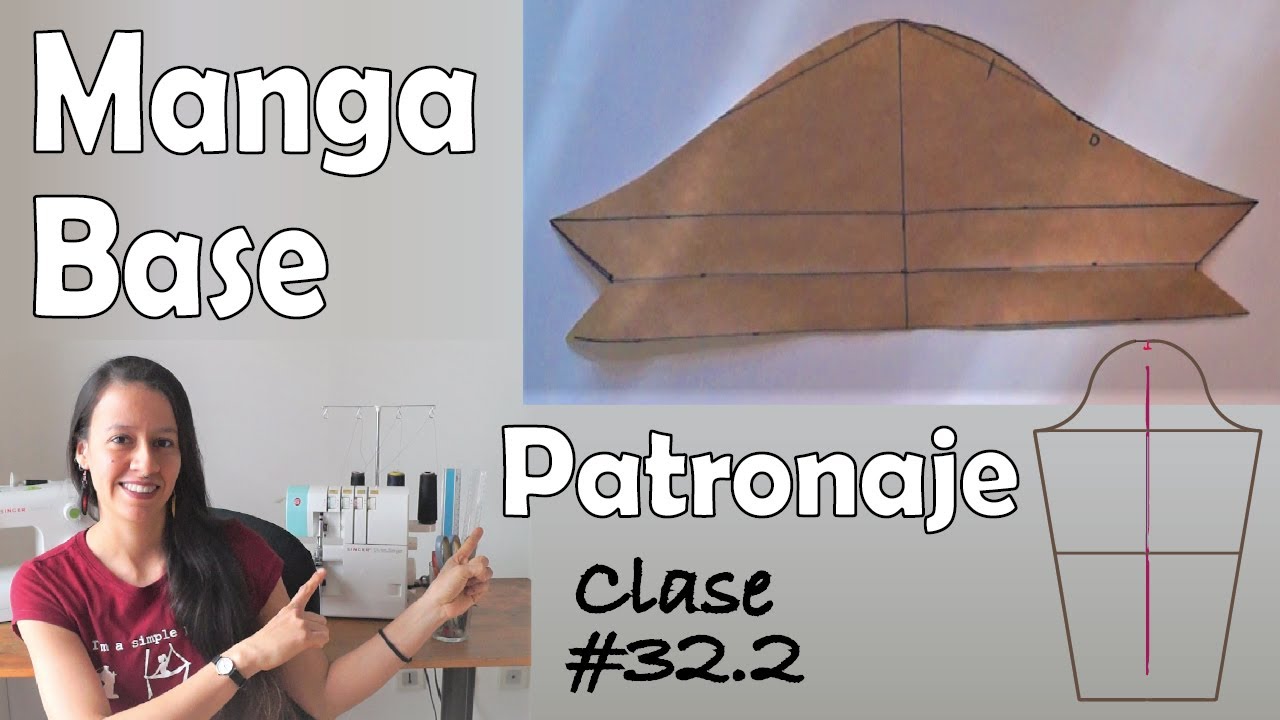 Clase #32.2 DIY PATRON BASE MANGA. PATRONAJE DE MANGA. MUY FACIL - YouTube