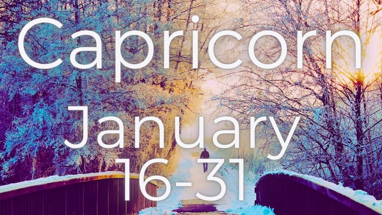 Capricorn ♑, Battles End! // January 16-31 Astrology Psychic Tarot ...