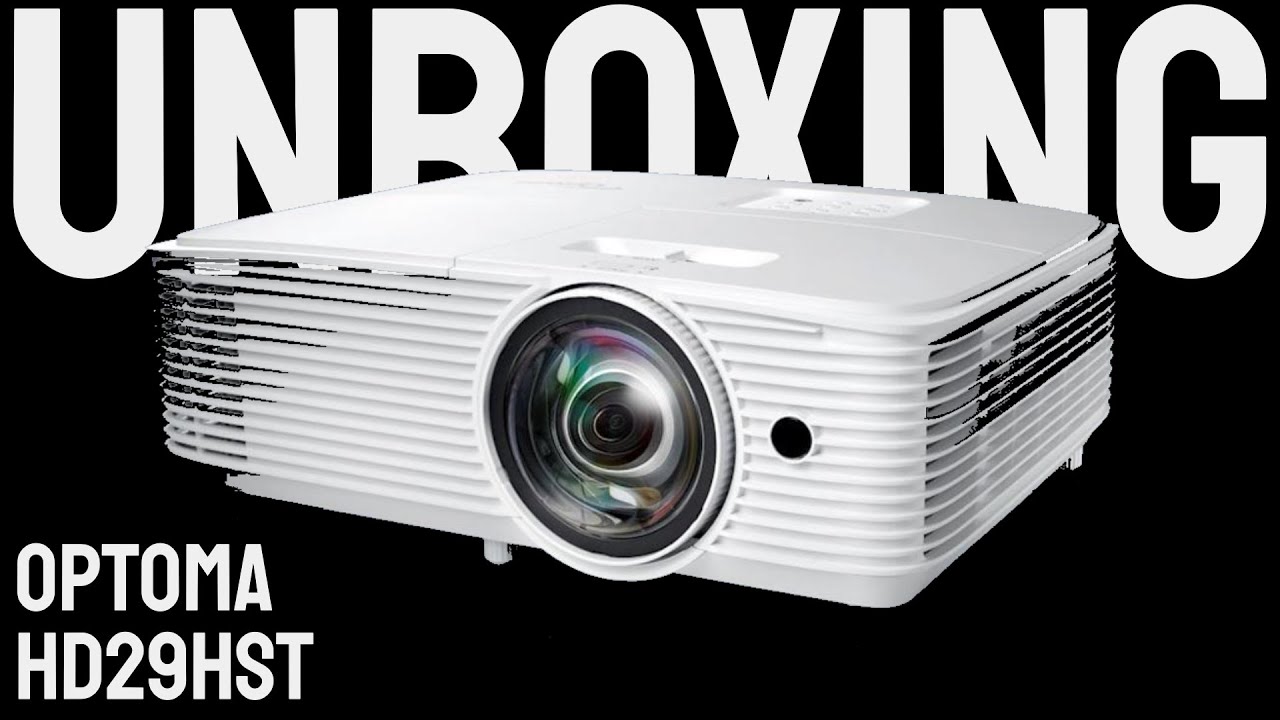 UNBOXING Only : Optoma HD29HST - [A.S.V] - YouTube