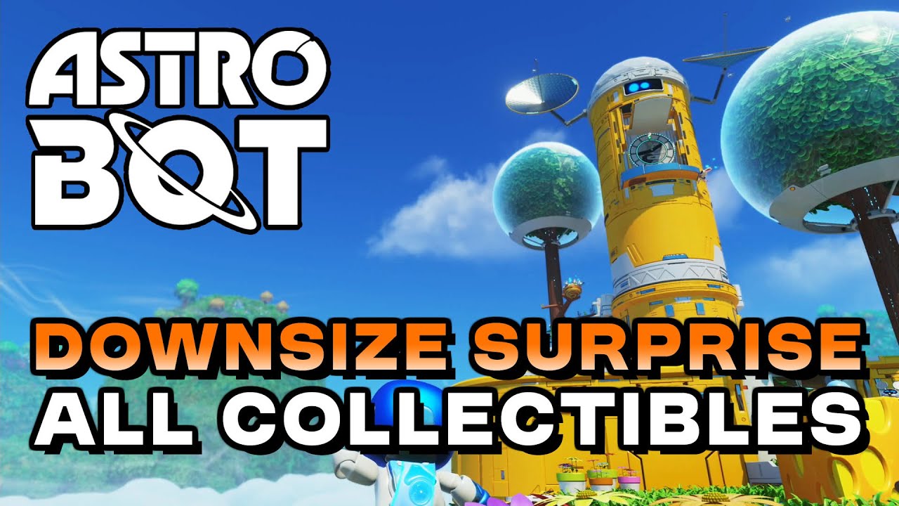 Astro Bot - Downsize Surprise All Collectible Locations (Bots, Puzzle ...
