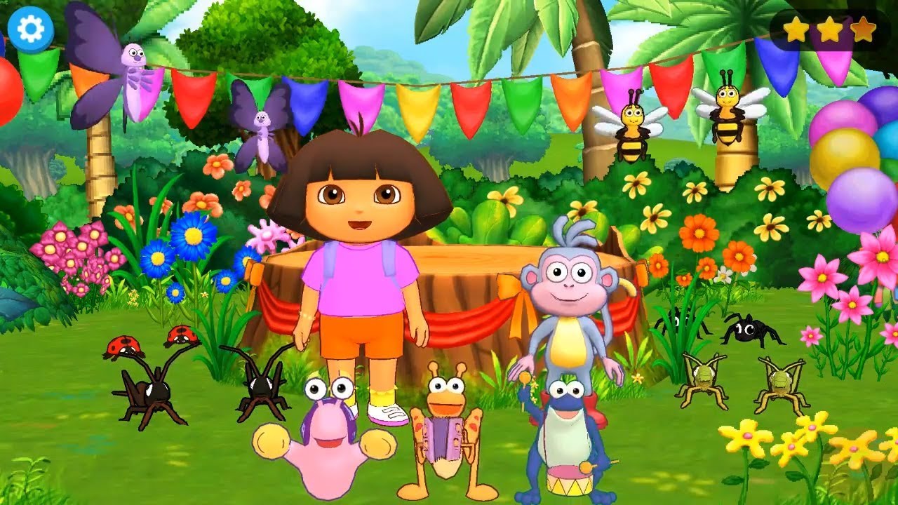 Dora Learn Insects Count Numbers, Compare Pictures Spot, Caterpillar ...