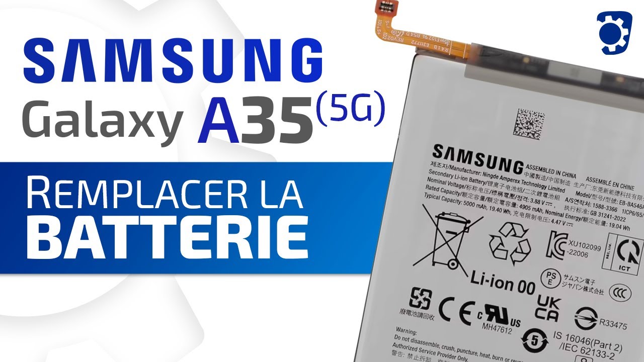 Comment changer la batterie du Galaxy A35 ? | Brico phone - YouTube