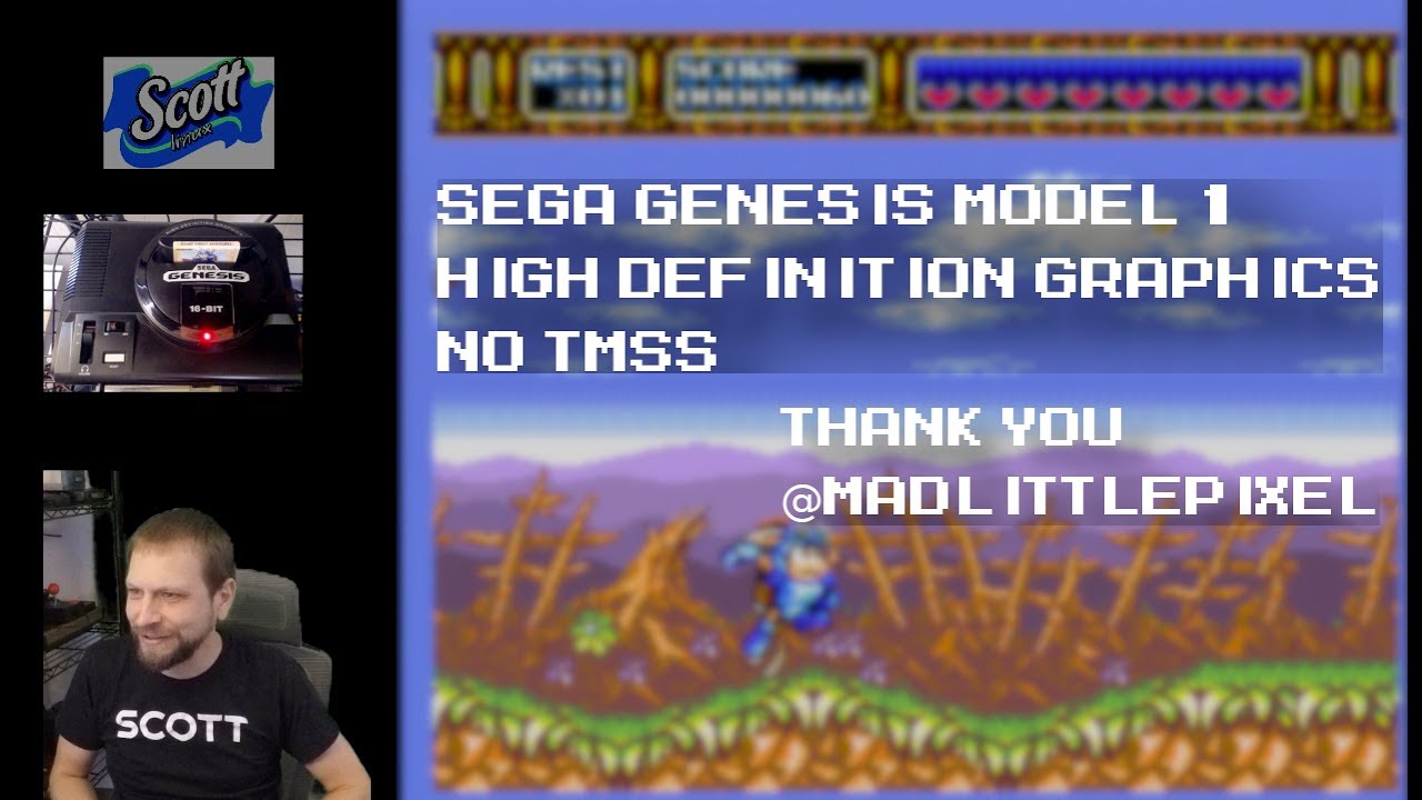 The Best Genesis Version: Sega Genesis Model 1 High Definition Graphics ...