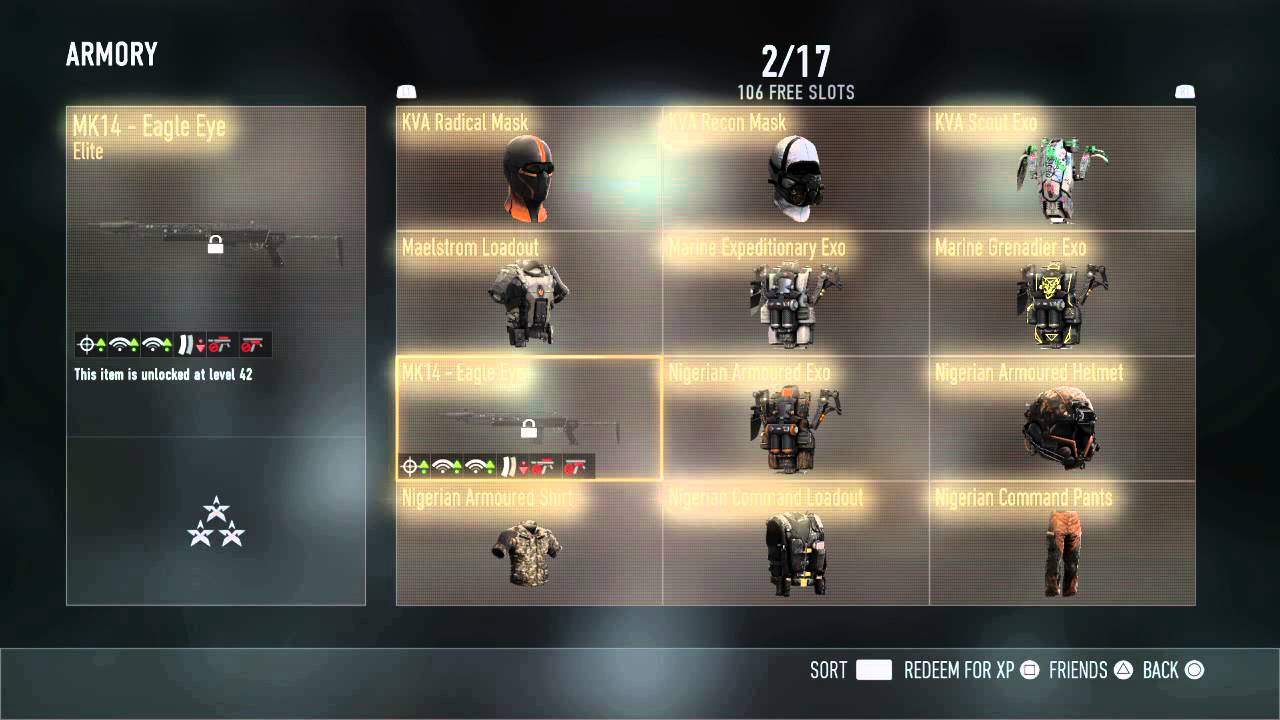 My Weapon Variants in Call of Duty Advanced Warfare - YouTube