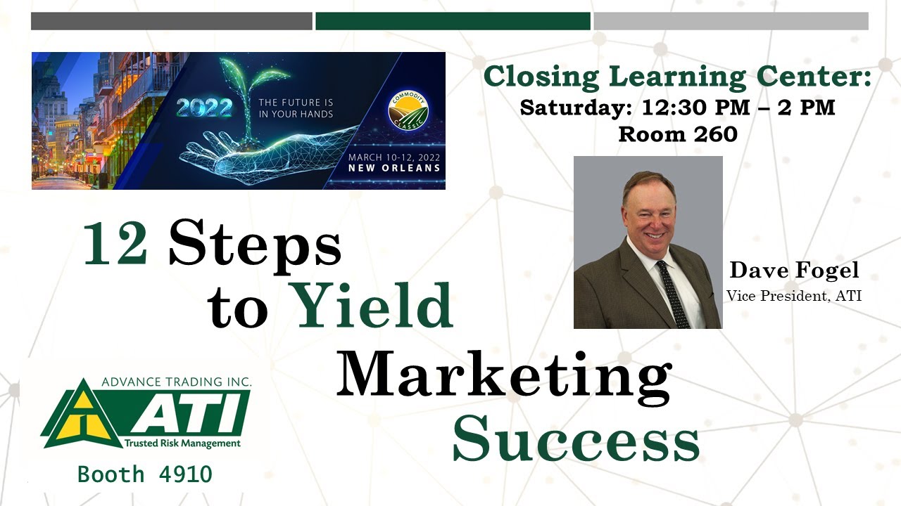 12 Steps to Yield Marketing Success; Commodity Classic 2022, New ...