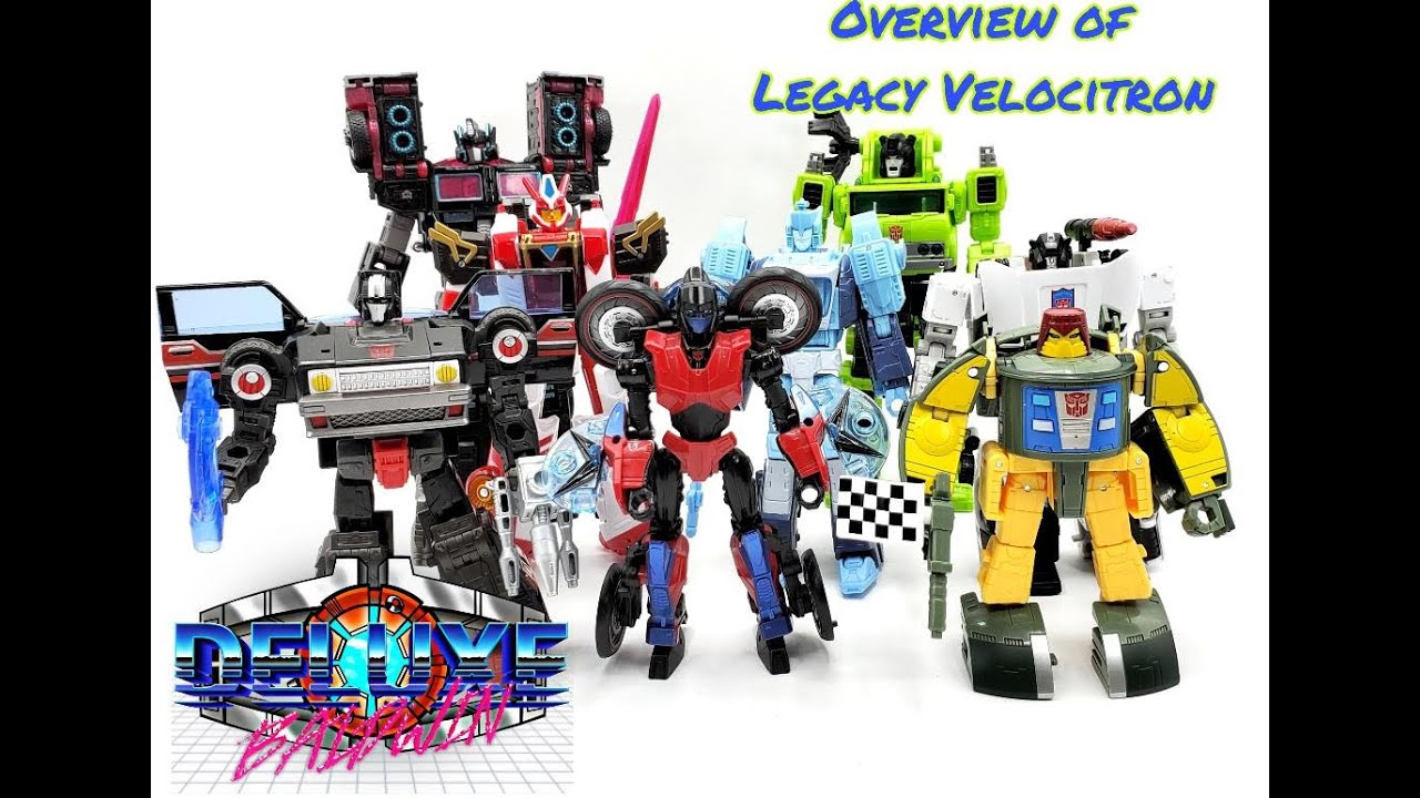 Transformers Overview of Wave 1 Legacy Velocitron. Walmart Exclusives ...